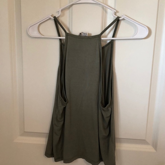 Essentials | Tops | Army Green Crop Tank Top | Poshmark